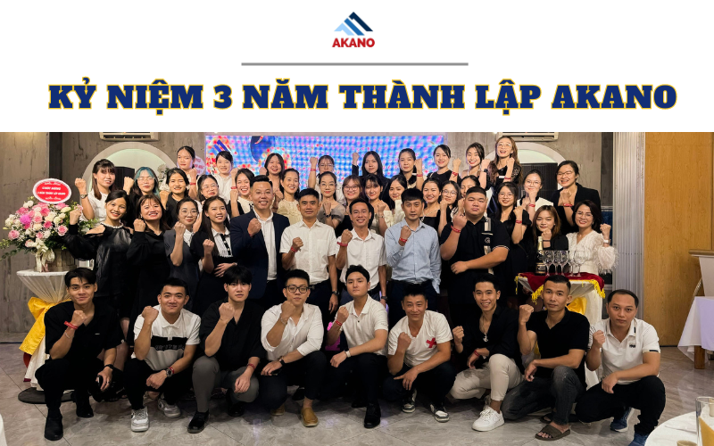 Lễ kỷ niệm 3 năm thành lập Akano - Akano